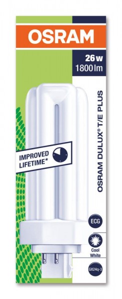 Osram Dulux T/E 26W/840 Plus GX24q-3 1750lm Lumilux kaltweiß online ...