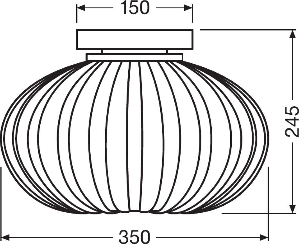 LEDVANCE Vintage 1906 Carved Pumpkin Smokey Glass online kaufen ...